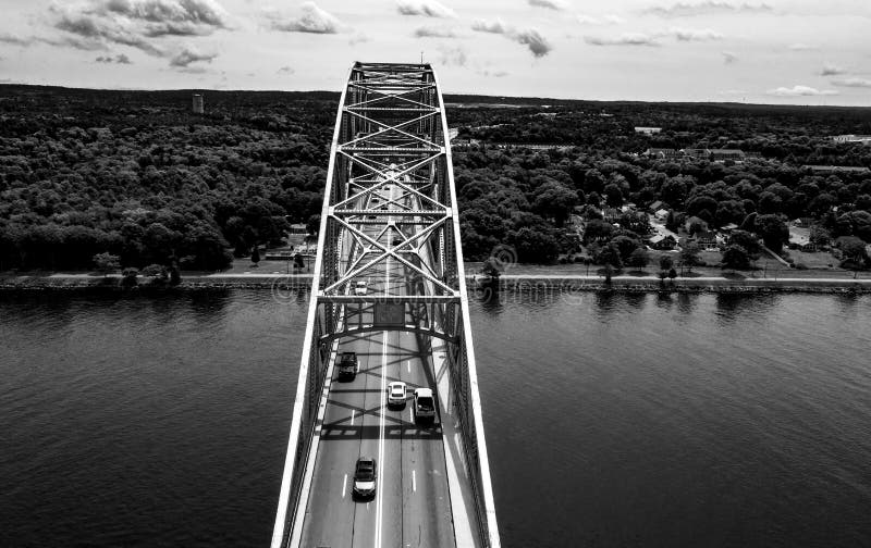 Cape Cod, Massachusetts Bridge Stock Photo - Image of aerial, canal ...