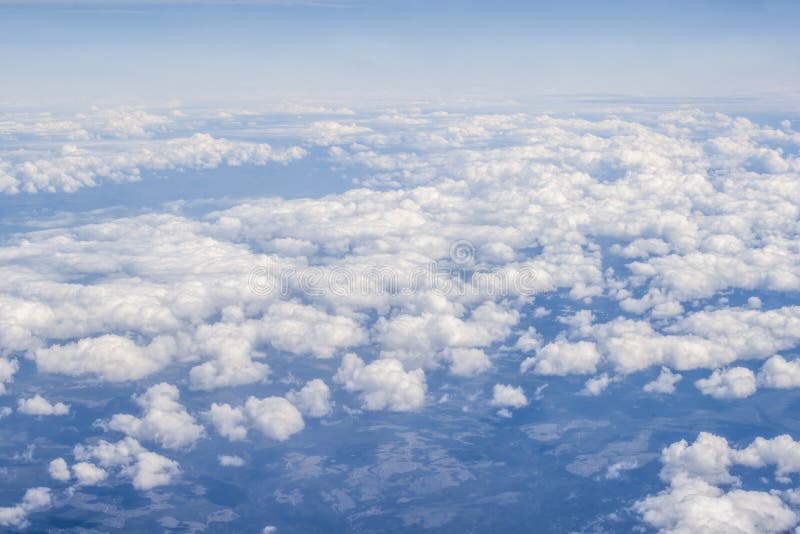 Aerial Clouds stock image. Image of bright, copy, meteorology - 249164115