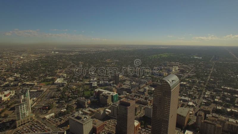 Aerial Colorado Denver stock video. Video of high, overcast - 67399893