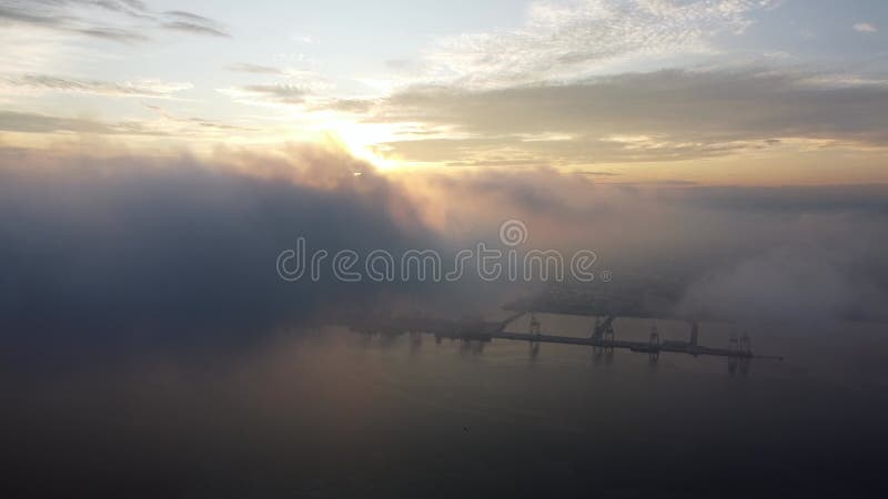 Aerial Container Terminal Port in Morning Stock Video - Video of port ... Aerial Container Terminal Port in Morning Stock Video - Video of port ...