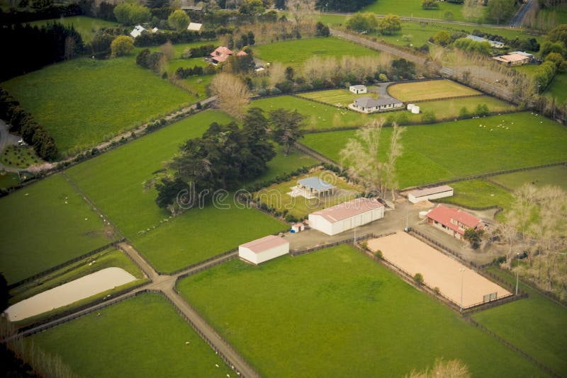 Aerial Countryside Panorama Stock Image - Image of field, housing: 14544249