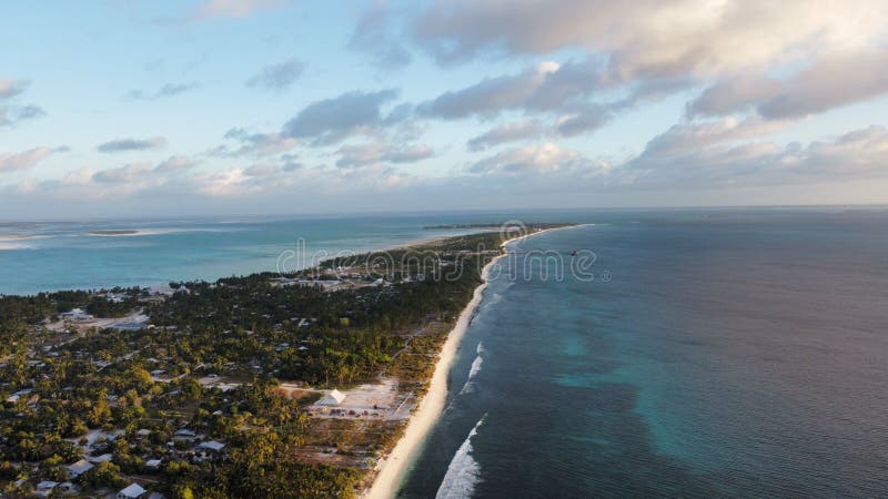 Aerial Daytime View of Fiji Islands Stock Image - Image of view, aerial ...