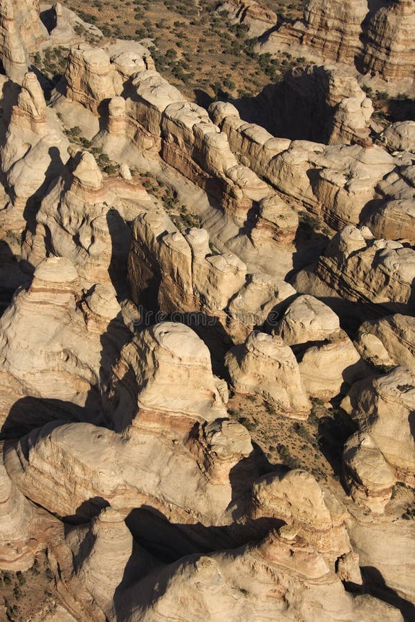 Aerial desert canyon. stock image. Image of rock, geology - 3611039
