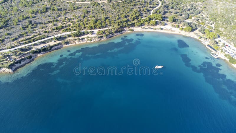Aerial Drone Footage; Izmir Balikliova Stock Image - Image of coast ...