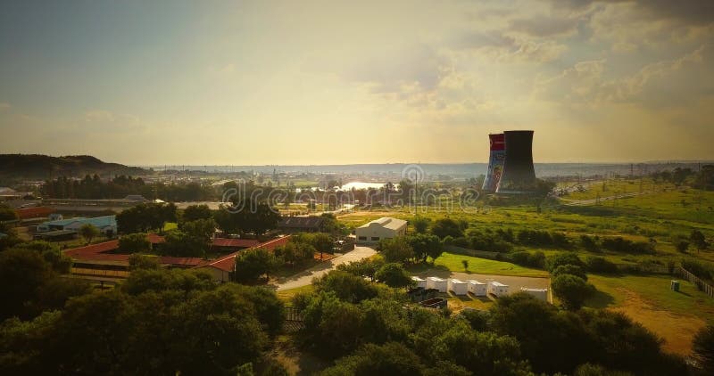 Aerial Drone Footage of the Soweto Towers Bungee Jumping Center in ... Aerial Drone Footage of the Soweto Towers Bungee Jumping Center in ...