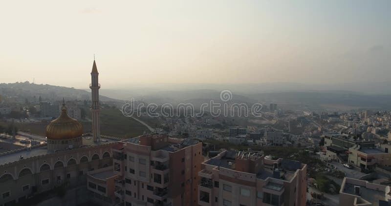 Aerial Drone Shots of Nazareth Stock Footage - Video of famous ...