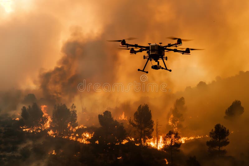 Ai Drone Flies Above a Raging Wildfire, Mapping the Disaster for ...