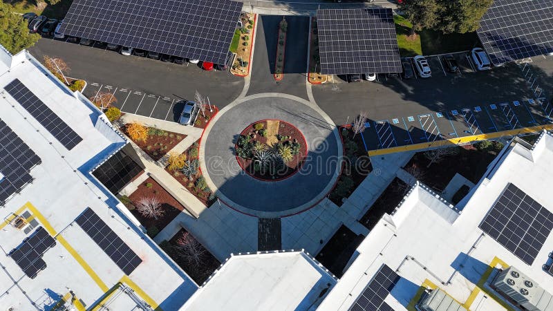 Aerial Drone View of Buildings and Streets Editorial Stock Image ...