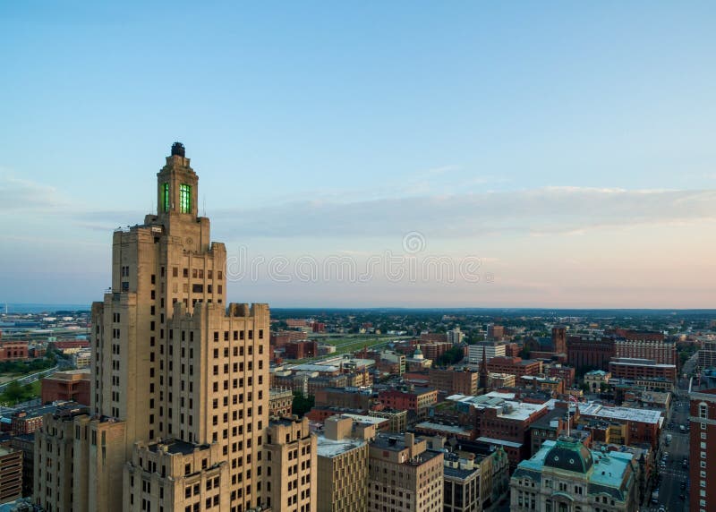 Aerial Drone View of Providence Rhode Island Stock Photo - Image of ...