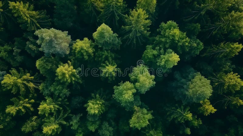 Aerial Forest Density stock photo. Image of habitat - 312356250