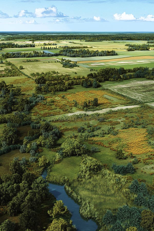 Rendering Elevation Field Boundaries Stock Illustrations – 4 Rendering ...