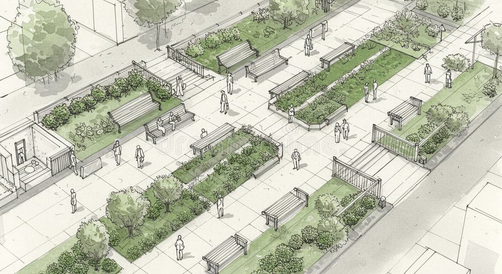 Public Park Layout Stock Illustrations – 940 Public Park Layout Stock ...