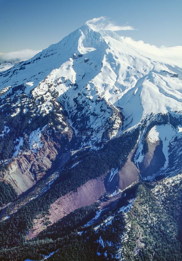 An Aerial Image of Oregon State, USA Stock Image - Image of wilderness ...