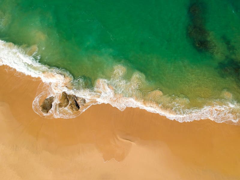 Tropical beach from above stock image. Image of thailand - 104357289