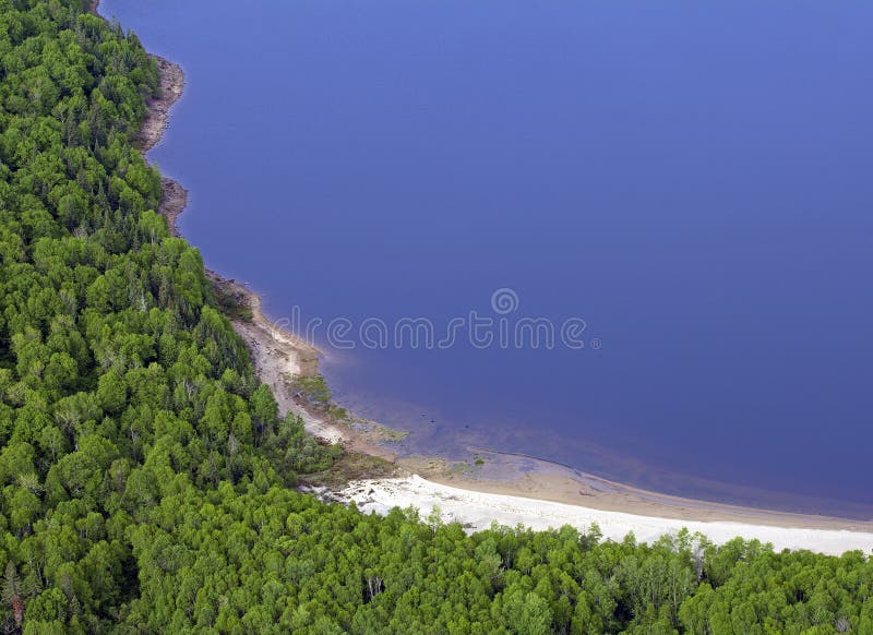Aerial forest and lake stock image. Image of beautiful - 30013693