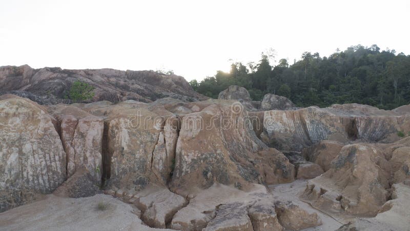 Aerial Landscape Formation Scene of the Texture and Pattern of the ...