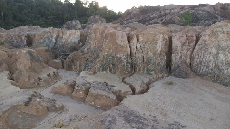 Aerial Landscape Formation Scene of the Texture and Pattern of the ...