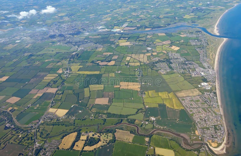Ireland Countryside Rainbow Stock Image - Image of green, mountains ...