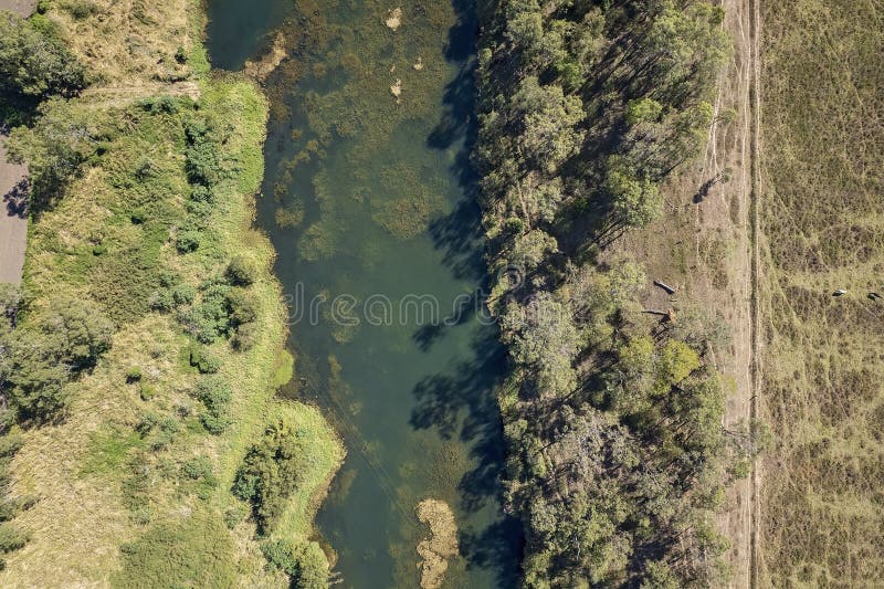 Aerial Landscape of Patterns Stock Image - Image of australia, high ...