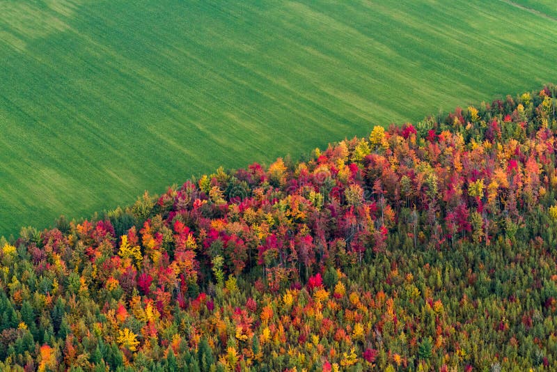 Aerial landscape view stock image. Image of aerial, quebec - 77264097