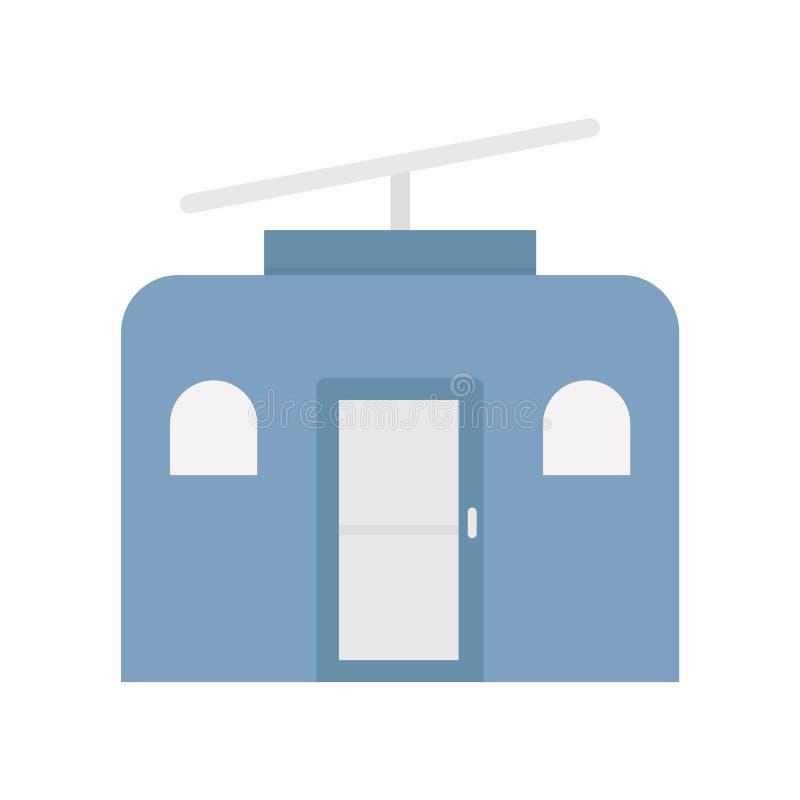 Aerial Lift Line Style Vector Icon Which Can Easily Modify or Edit ...