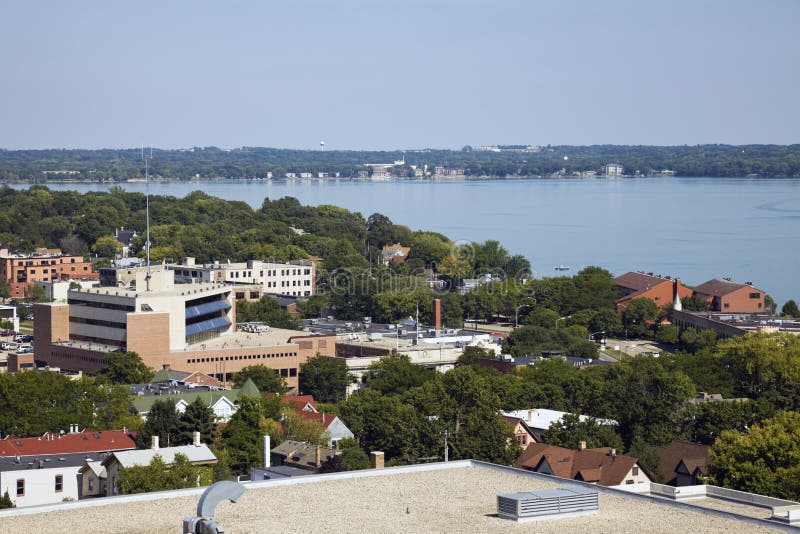 Downtown Madison, Wisconsin Stock Photo - Image of downtown, madison ...