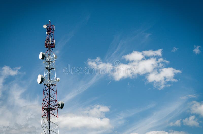 Aerial mast stock image. Image of black, garden, graphic - 54290967