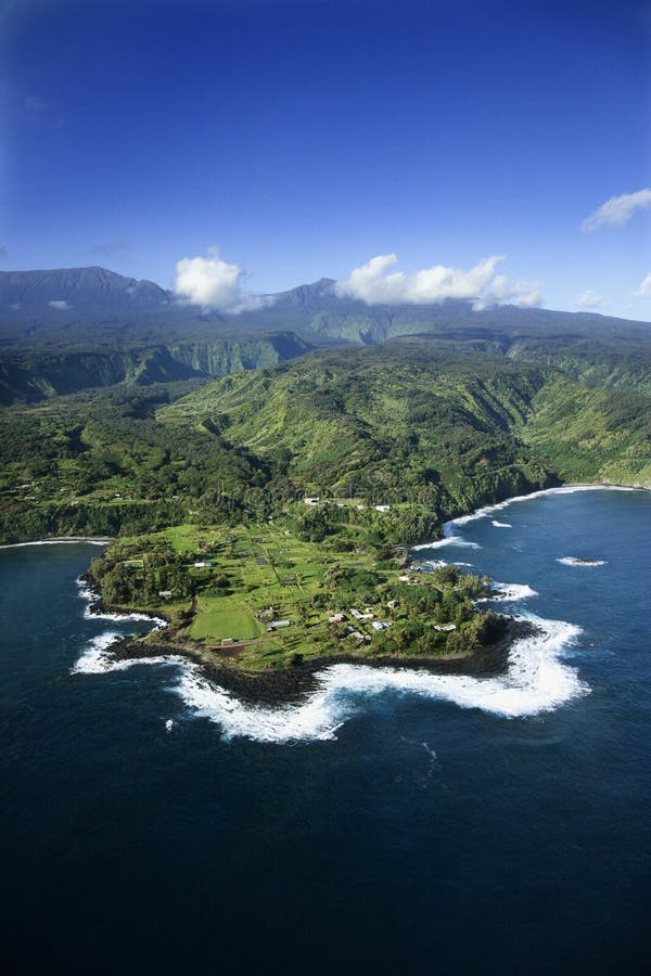 Aerial of Maui. stock photo. Image of pacific, outdoors - 3468488