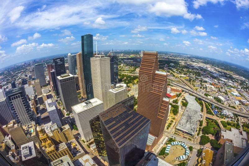 Aerial of modern buildings stock image. Image of scenic - 32841925