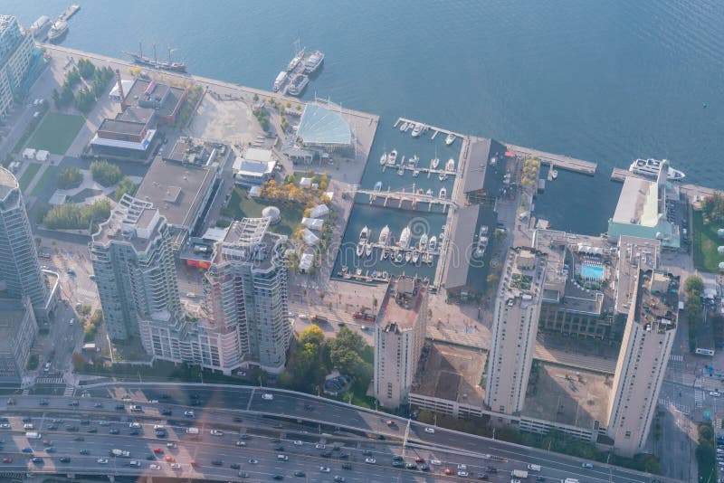Aerial Morning View of the Toronto Downtown Editorial Stock Photo ...