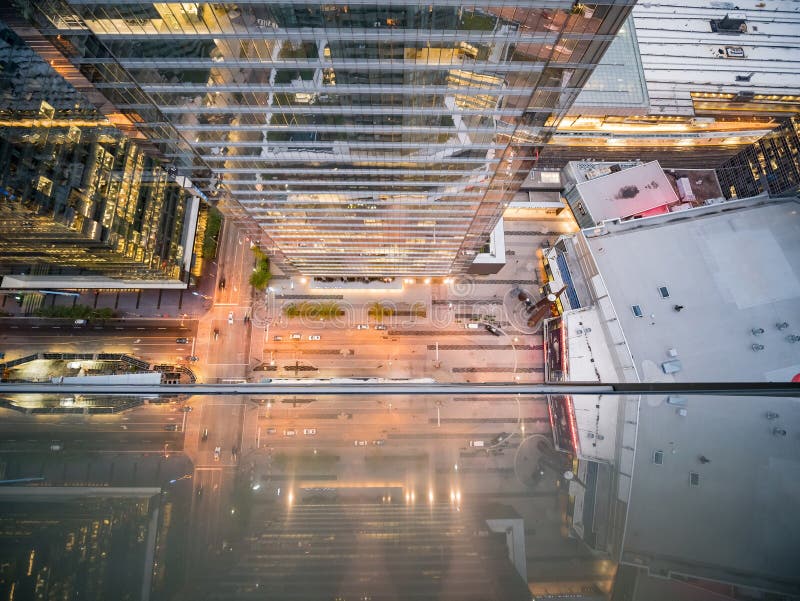 Aerial Morning View of the Toronto Downtown Stock Photo - Image of ...