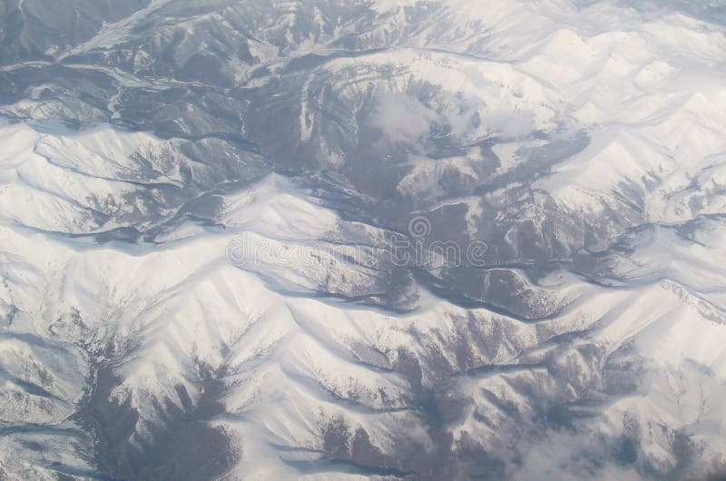 Aerial mountain range stock photo. Image of range, cover - 13645784