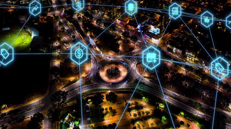 Aerial Grid Connection of Smart City, Data Evolution and Digital ... Aerial Grid Connection of Smart City, Data Evolution and Digital ...