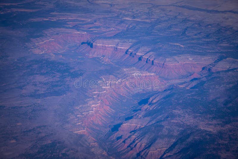 Aerial Over Grand Canyon Parashant National Monument Stock Photo ...
