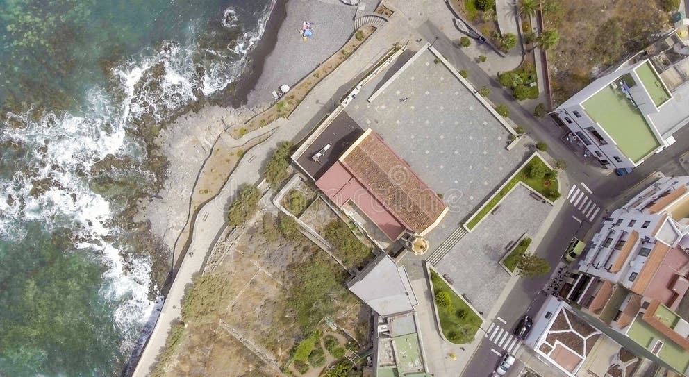 Aerial Overhead View of Coastline Stock Photo - Image of ocean, tourism ...