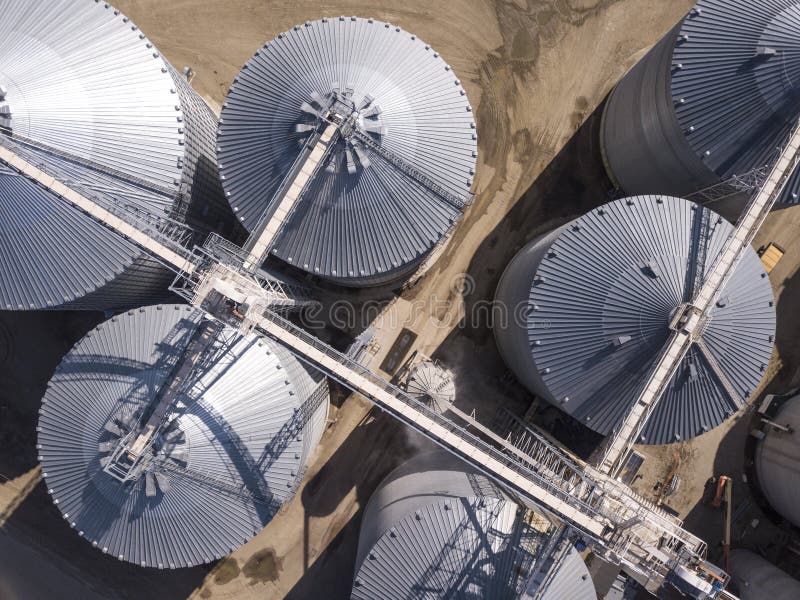 Grain Storage Steel Silos. Silo System. Flat Bottom Silos, Flat Bottom ...