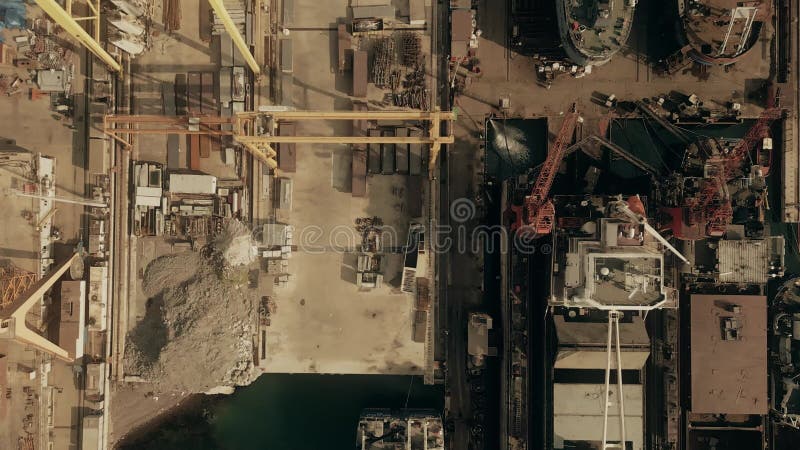 Aerial Overhead Shot of a Parking Full of Cars in Residential Area ...