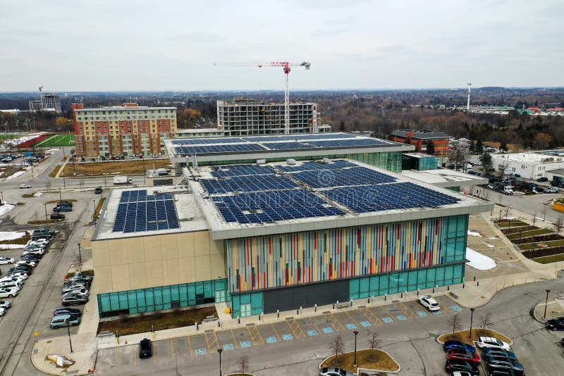 Aerial of the Pan am Centre in Markham, Ontario, Canada Editorial Image ...