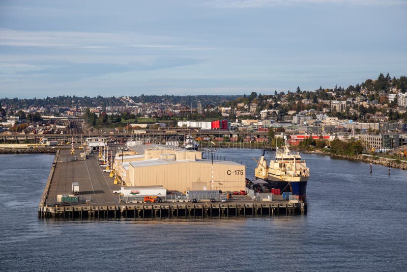 Aerial Panoramic View of Industrial Port Editorial Photography - Image ... Aerial Panoramic View of Industrial Port Editorial Photography - Image ...
