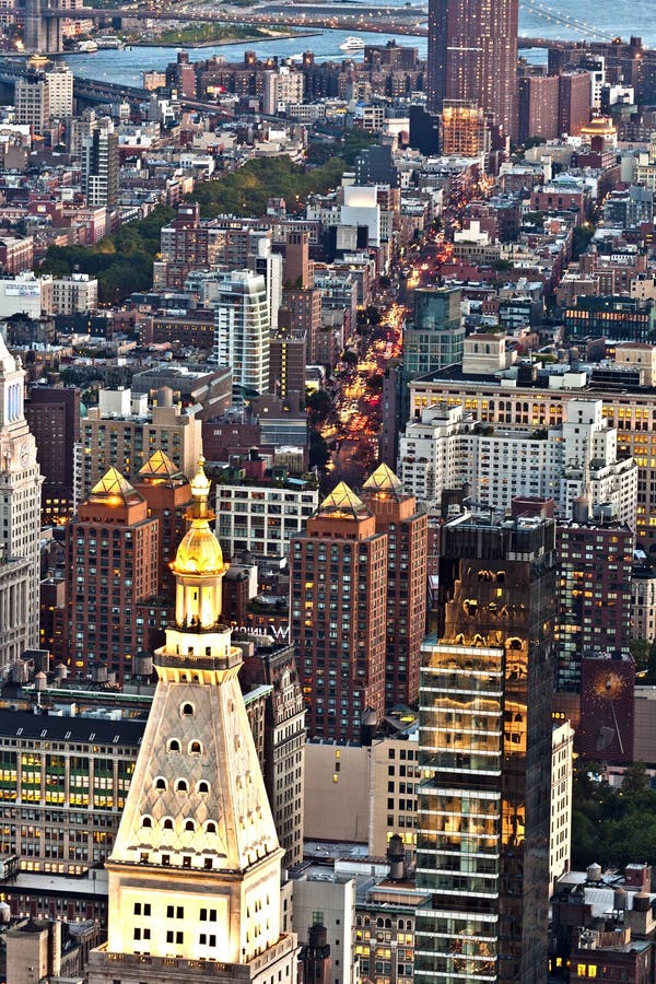 Aerial Panoramic View Over Upper Manhattan from Empire State Building ... Aerial Panoramic View Over Upper Manhattan from Empire State Building ...