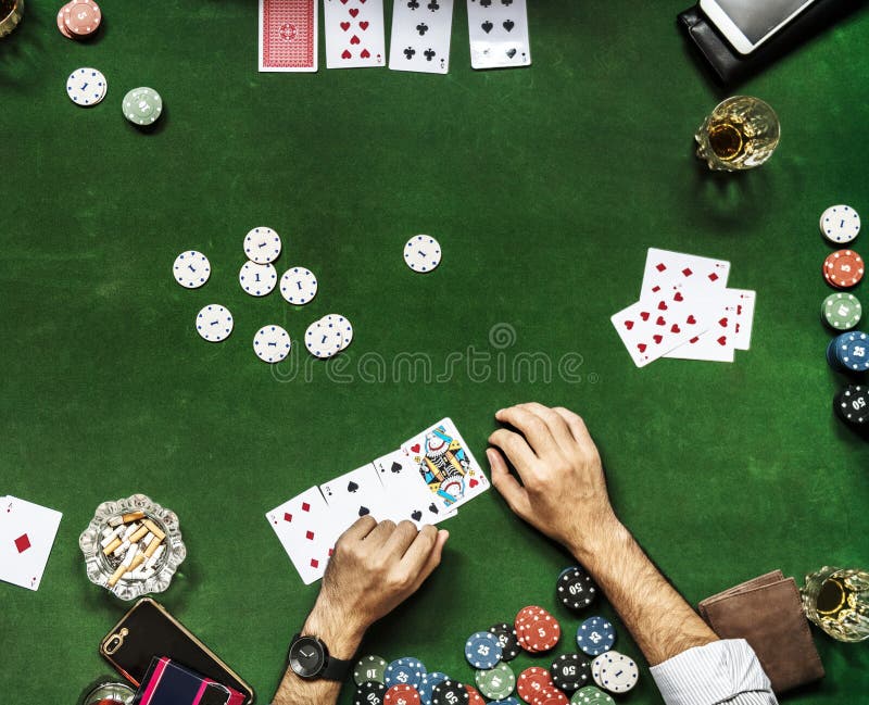 Aerial of People Playing Gamble in Casino Stock Photo - Image of casino ...