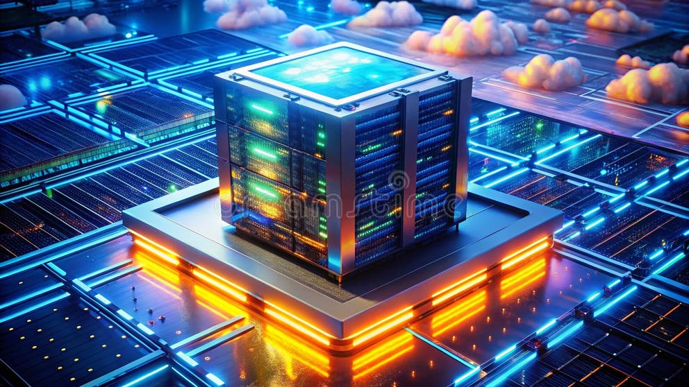 Aerial Perspective of a CuttingEdge Microserver Revolutionizing Cloud Computing and Data Storage ...