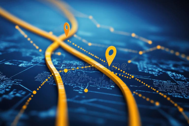 Aerial Perspective Navigating Urban Routes with Smart Location Mapping ...