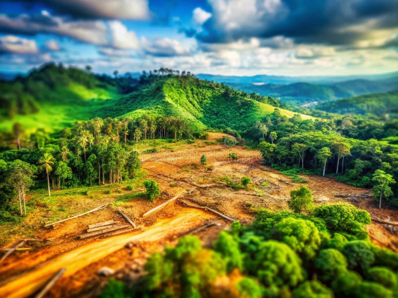 Aerial Perspective Reveals Devastating Rainforest Deforestation a ...