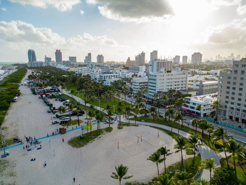 Aerial Photo Art Basel Weekend Miami Beach 2022 Editorial Stock Image ...