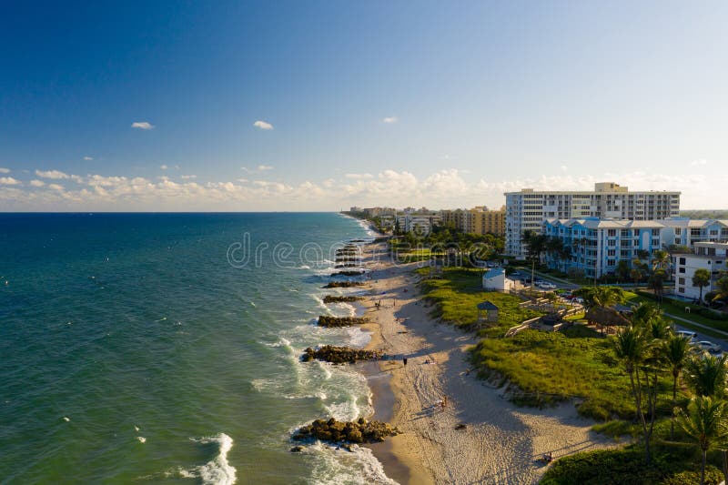 Deerfield Beach Florida Tourist Destination Clean Beaches Stock Image ...