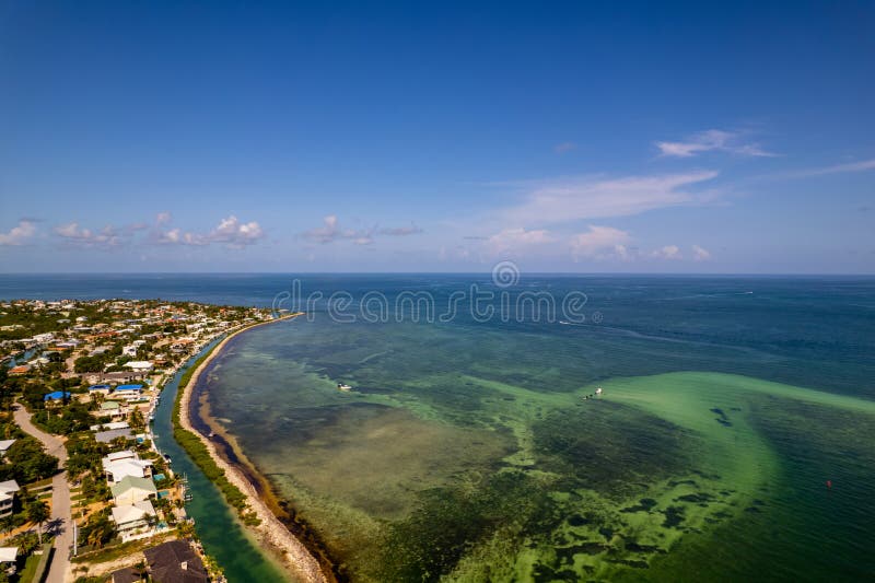 Aerial Photo Duck Key Florida Stock Photo - Image of duck, vacation ...