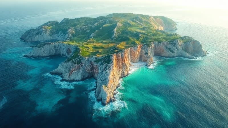 The Eastern Tip of an Island in the Middle of the Atlantic Stock ...