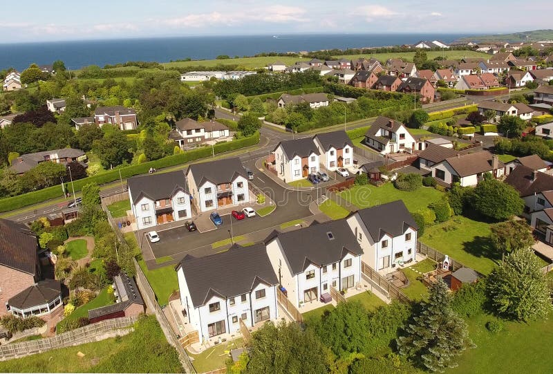 Aerial Photo of New Building Development Stock Image - Image of bricks ...