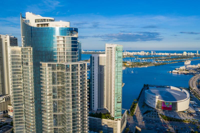 Aerial Photo of the Recently Completed Paramount Miami Worldcenter ...